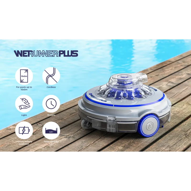 Robot à batterie Wet Runner Plus pour piscines hors sol RBR75